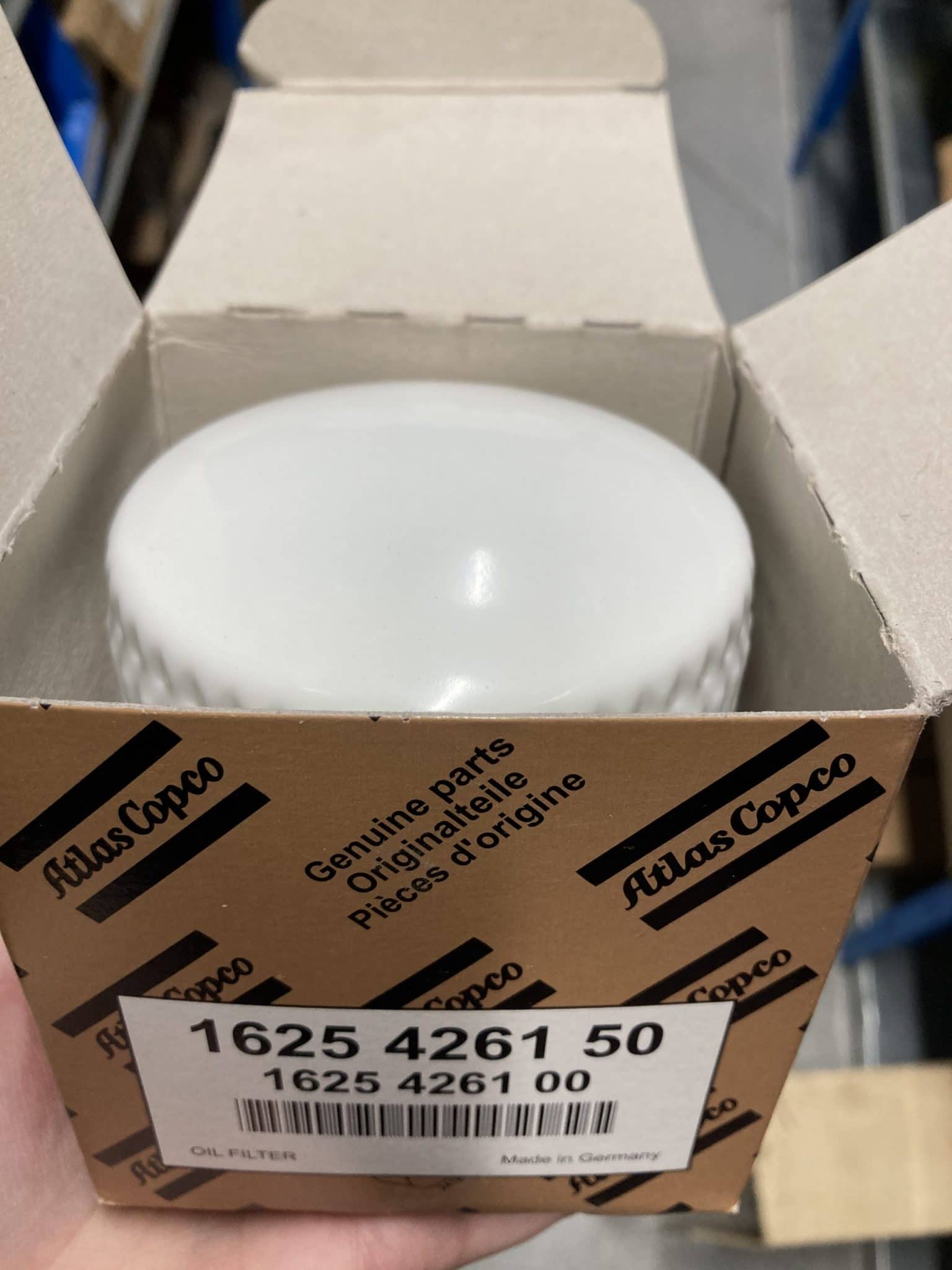P - FILTRE A HUILE ATLAS COPCO - 1625426150 - AIR ENERGIE
